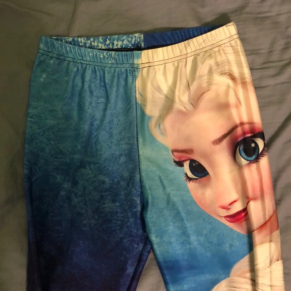Disney | Pants & Jumpsuits | Frozen Elsa Leggings | Poshmark